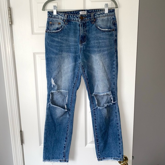 Tobi | Jeans | Tobi Mulholland Vintage Wash Mid Rise Cropped Jean ...